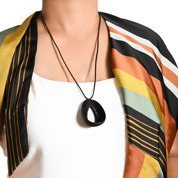 Myka Necklace in Black - One Kind Box